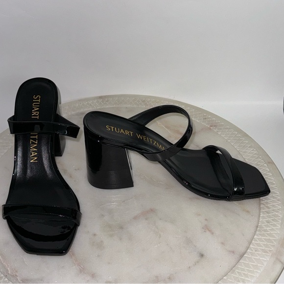 Stuart Weitzman | Shoes | 45 Stuart Weitzman Aleena Block Heel Slide ...